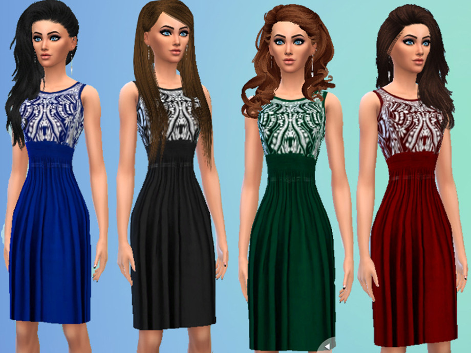 The Sims Resource - Elegant Dress by GadzamaN