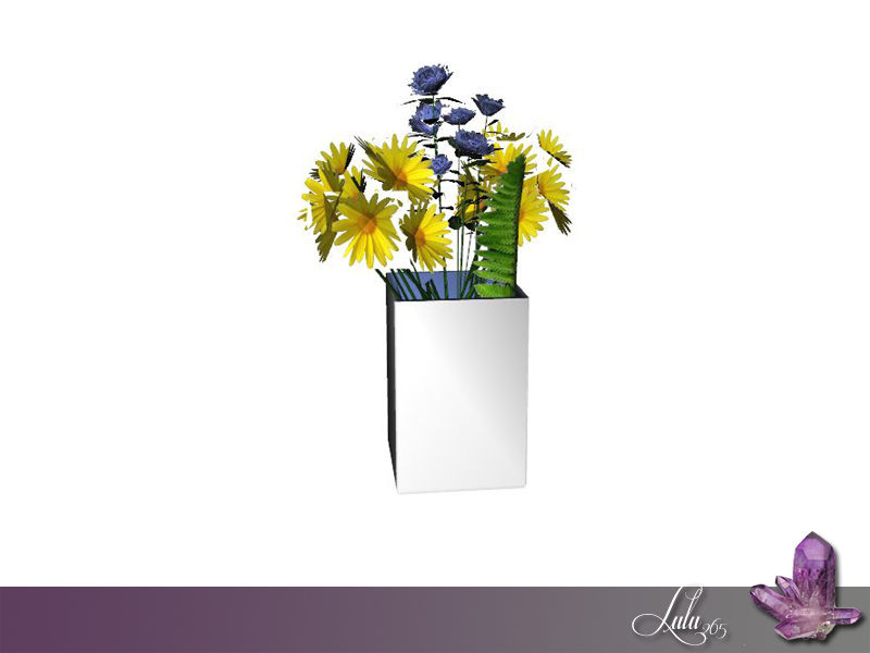 The Sims Resource | Amethyst Living Room Flower Vase