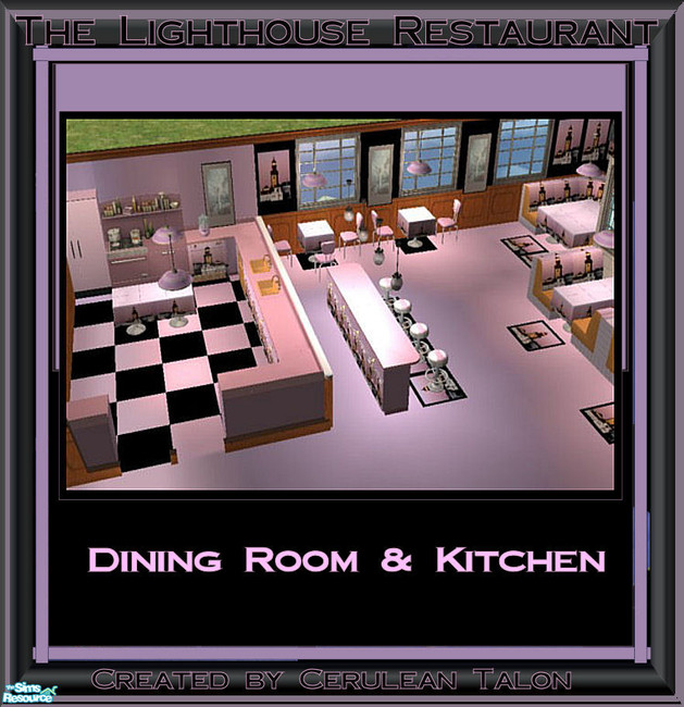The Sims Resource - The Lighthouse Restaurant Set
