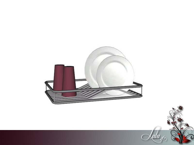 The Sims Resource | Modern Kitchen Dish Drainer