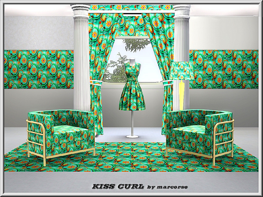The Sims Resource - Kiss Curl_marcorse
