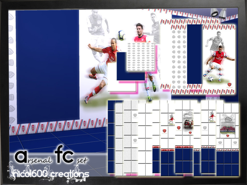 The Sims Resource - Arsenal_FC set