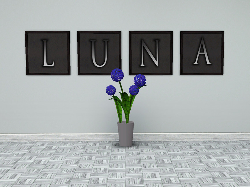 The Sims Resource - Alphabets, Framed