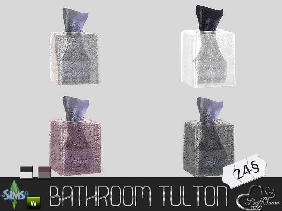 The Sims Resource | Tulton Bathroom Tissue Box (Recolor 1)