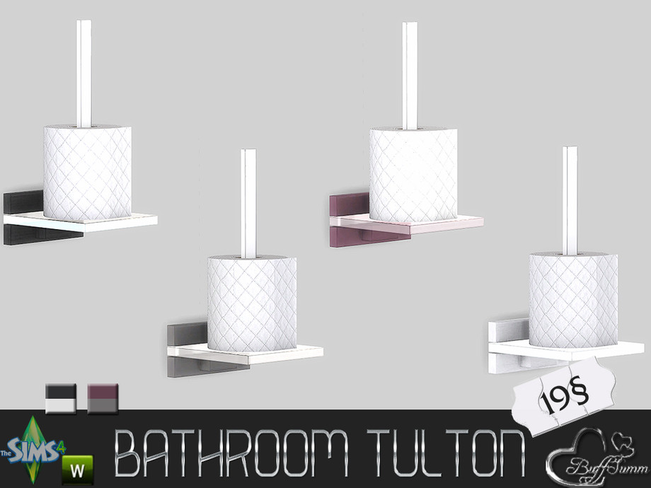 The Sims Resource | Tulton Bathroom Toilet Paper Holder(Recolor 1)