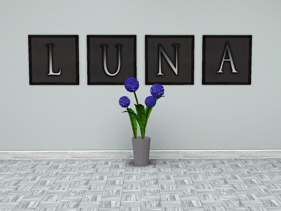 The Sims Resource | Alphabets, Framed