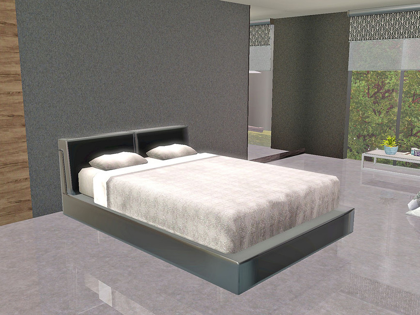 The Sims Resource - Bedsroom Cedar - Double Bed