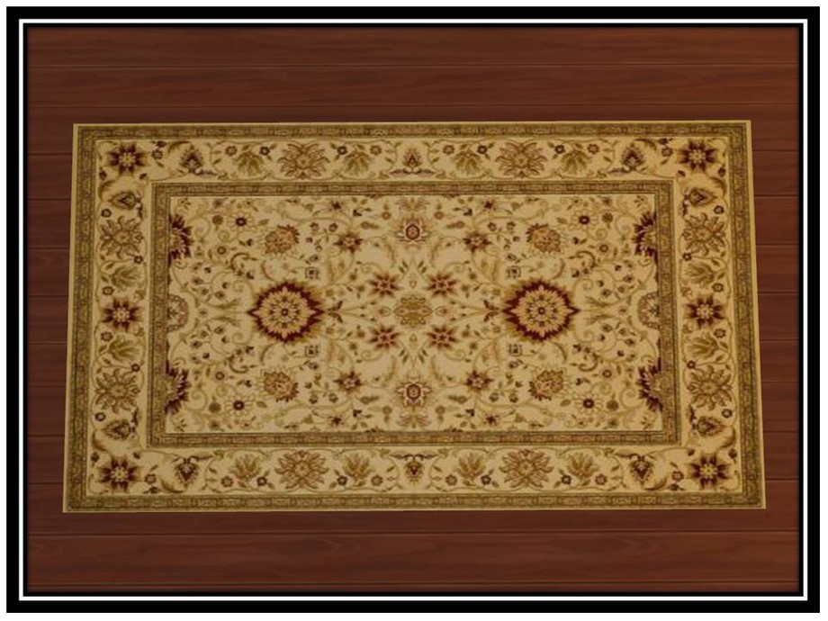The Sims Resource | Heirloom Oriental Rugs (Rectangle) (Part 1)