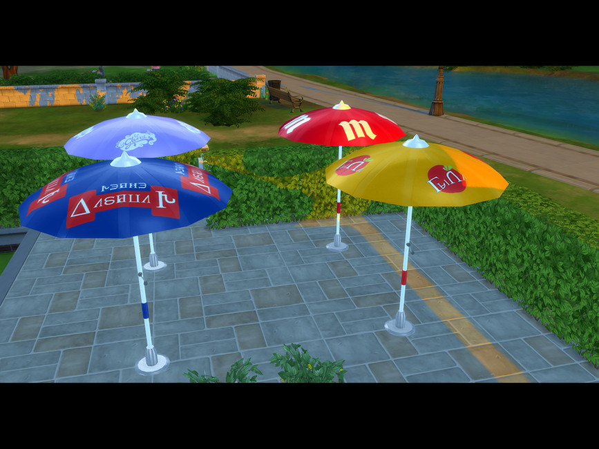 The Sims Resource - Single Parasol