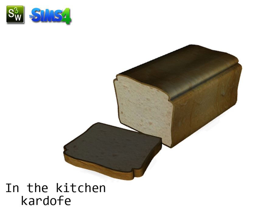 The Sims Resource - kardofe_In the kitchen_Loaf of Bread by kardofe