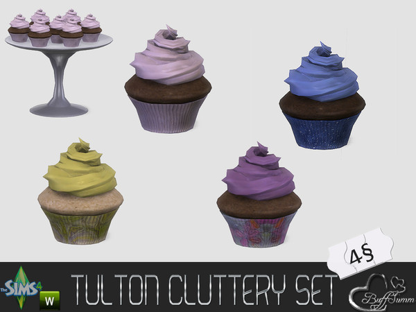 The Sims Resource | Tulton Cluttery Cupcake