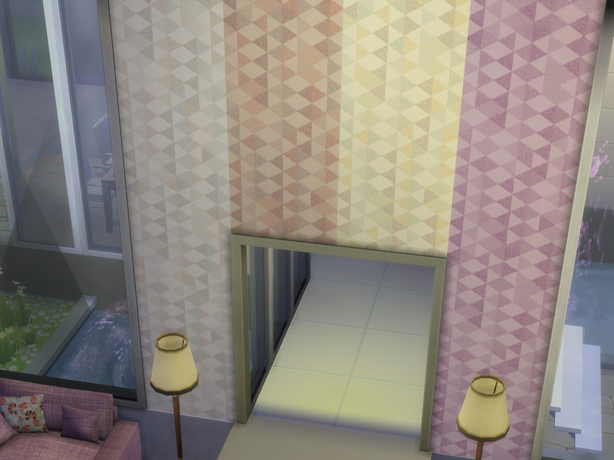 The Sims Resource - Geometric Wall Patterns
