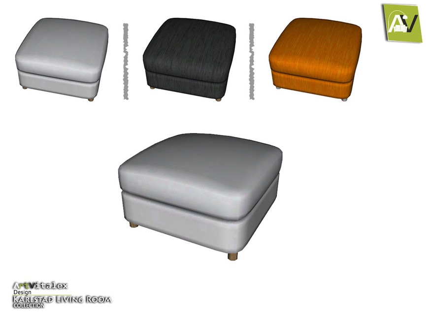 The Sims Resource - Karlstad Ottoman