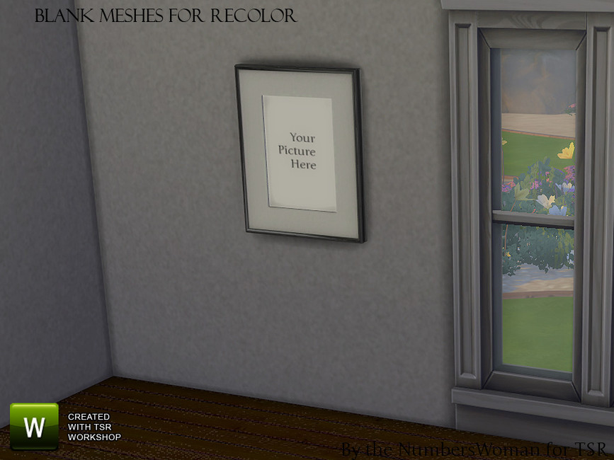 The Sims Resource - Blank Meshes Large Matte