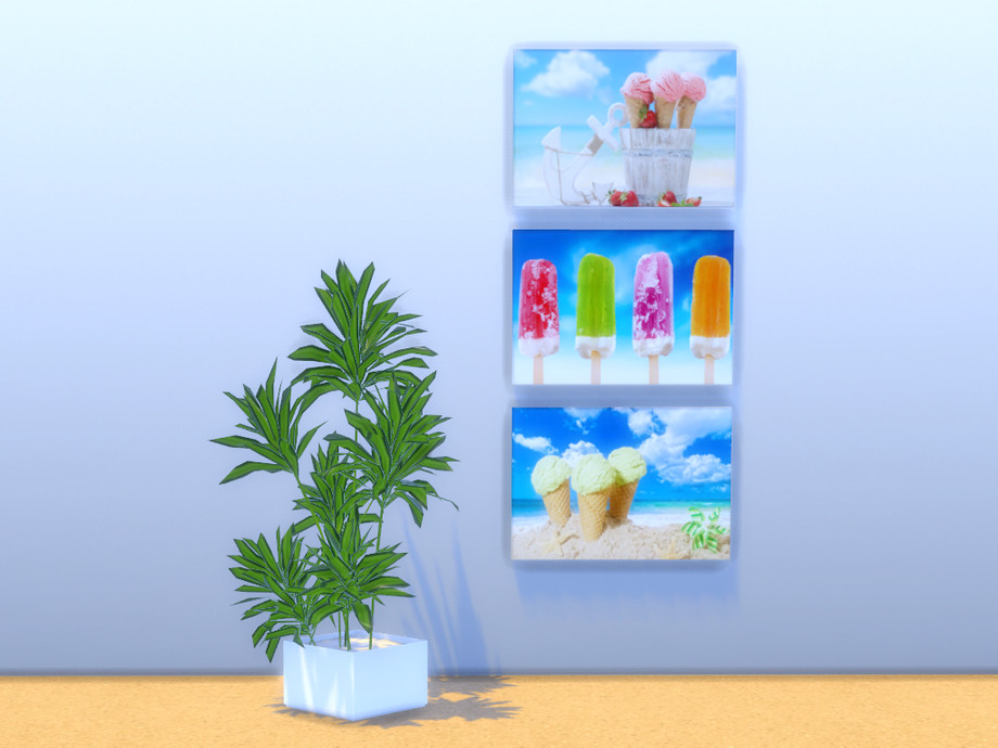 The Sims Resource | Vickornie_Icecream WallArt