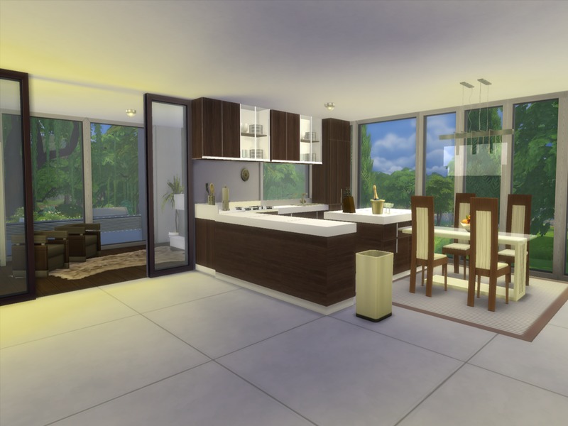 The Sims Resource | Modern Pool House 2