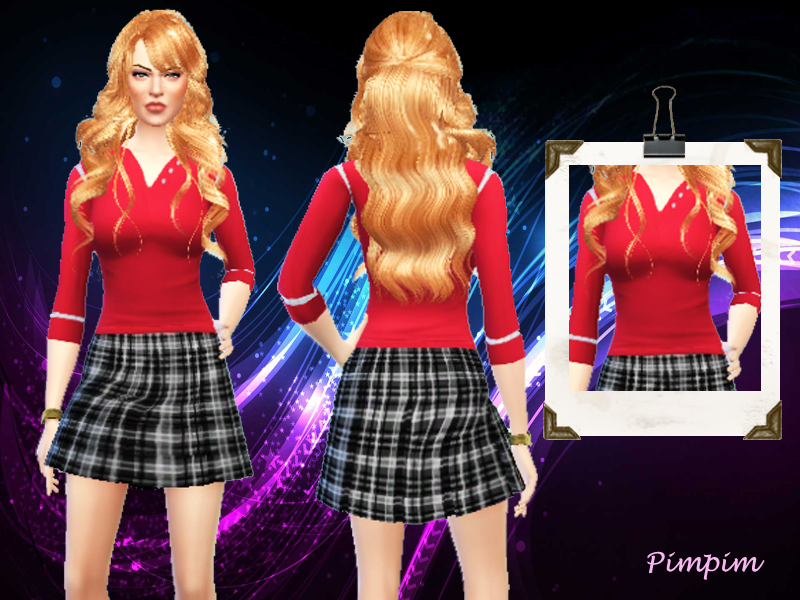 The Sims Resource | [Mean Girls] Cady Heron - Shirt