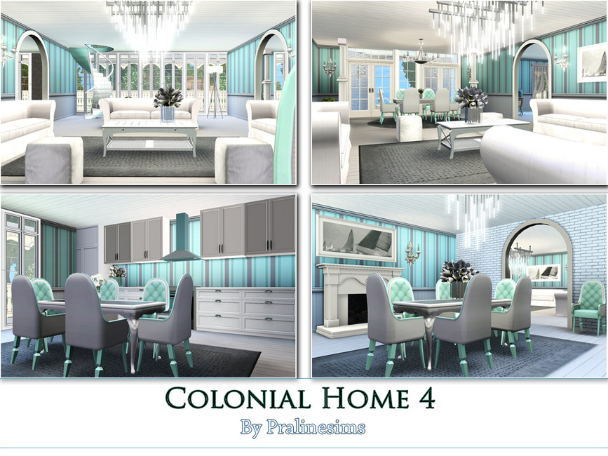 The Sims Resource - Colonial Home 4