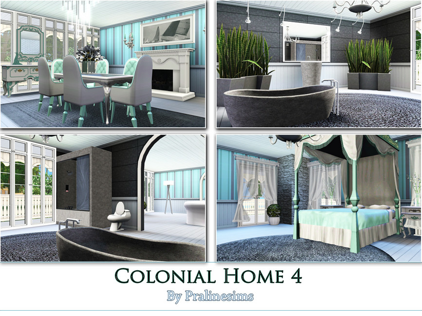 The Sims Resource - Colonial Home 4