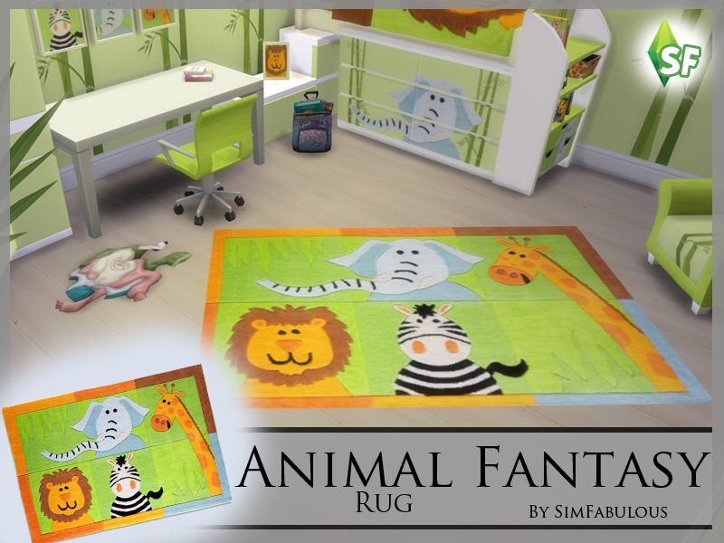 The Sims Resource | Animal Fantasy Rug