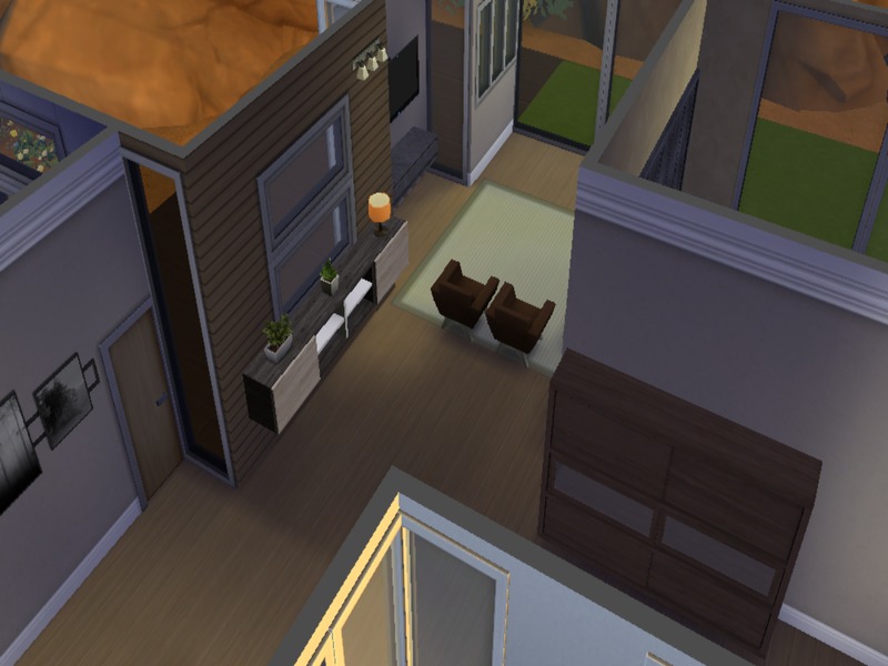 The Sims Resource | Modern 1 bed house