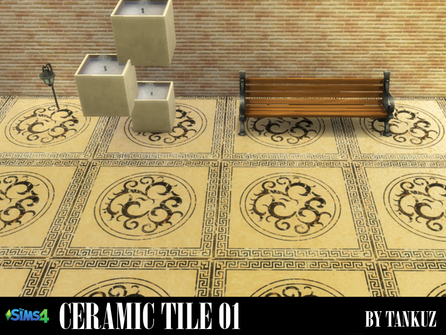The Sims Resource | Tankuz TS4 Ceramic tile 01