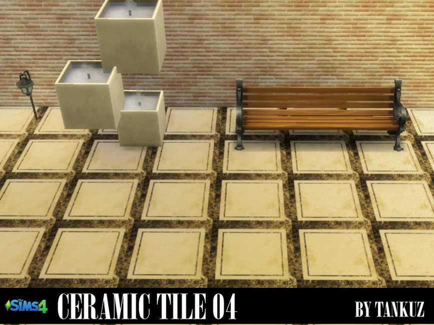The Sims Resource - Tankuz TS4 Ceramic tile 04
