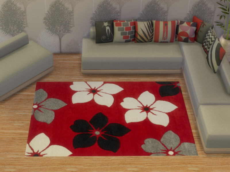 The Sims Resource | Realistic Flower Rug