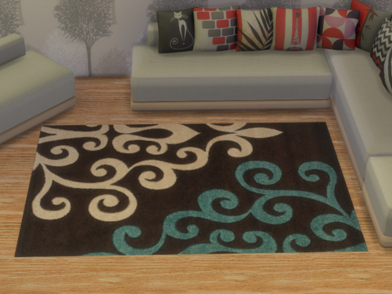 The Sims Resource | Realistic Rug Set