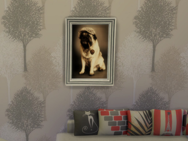 The Sims Resource | Pug Portrait 02