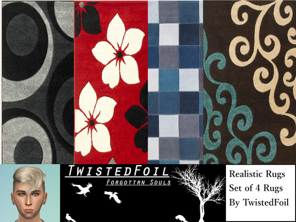 The Sims Resource | Realistic Rug Set