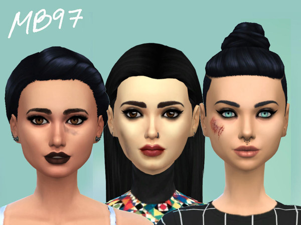 The Sims Resource | Facial Bruises V.1