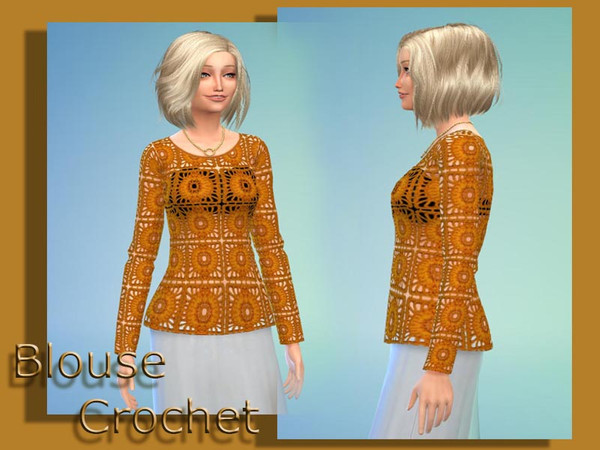 The Sims Resource | blouse crochet