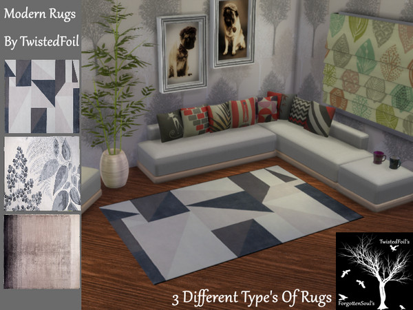 The Sims Resource | Modern Rugs