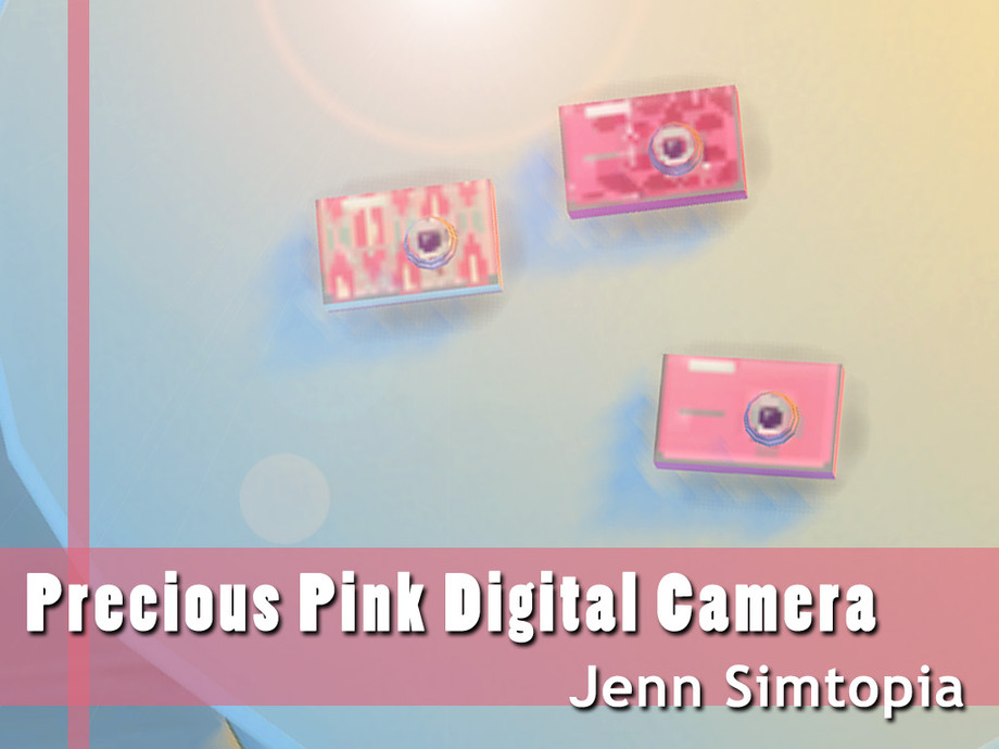 The Sims Resource | Precious Pink Digital Camera
