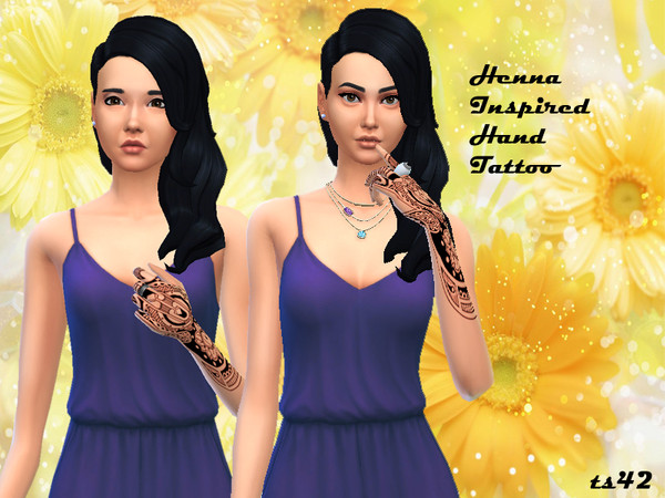 The Sims Resource | Henna Inspired Tattoo