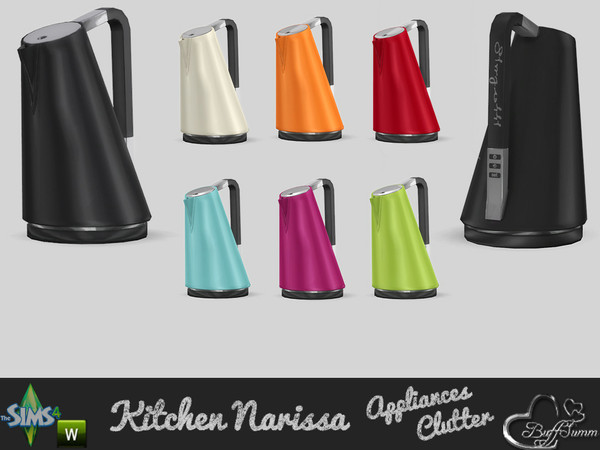 The Sims Resource | Clutter Narissa Electric Kettle (Decor Only!)