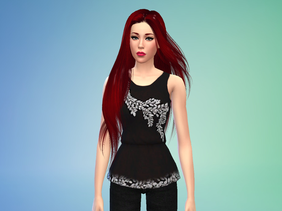 The Sims Resource | Diamond Decorated top