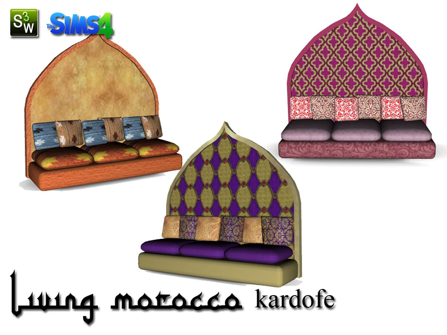 The Sims Resource | kardofe_Living Morocco_Sofa
