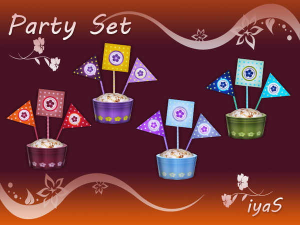 The Sims Resource | Popcorn Bucket with Flags