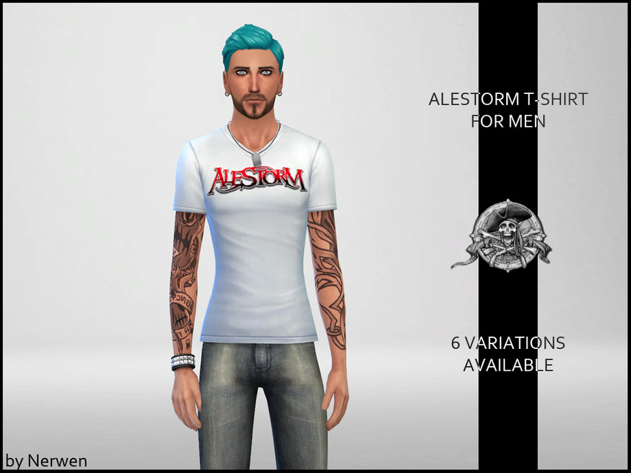 The Sims Resource | Alestorm Male T-shirt