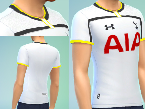 The Sims Resource | Tottenham Hotspurs Jersey 14/15