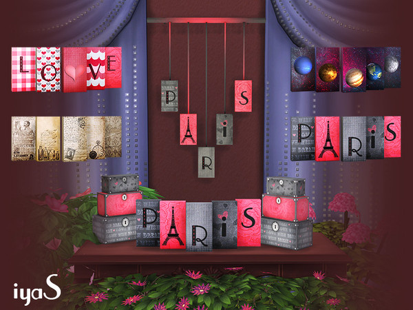 The Sims Resource | Decor Blocks Sign