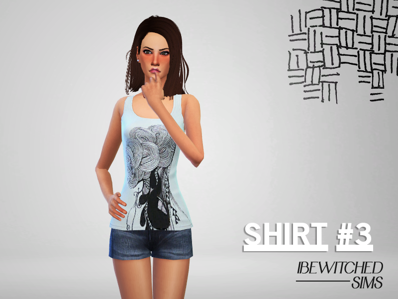 The Sims Resource | Tank Tops: 4 different styles