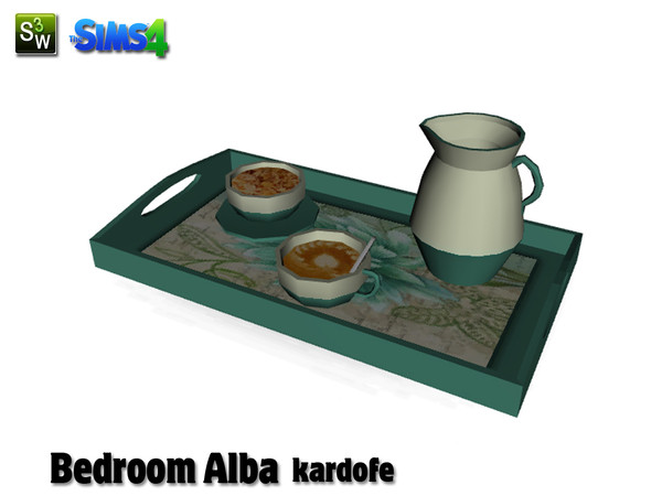 The Sims Resource | kardofe_Bedroom Alba_Tray