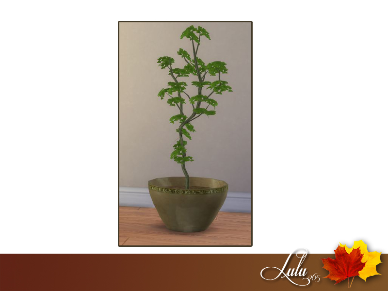 The Sims Resource | Autumn Living Potted Tree