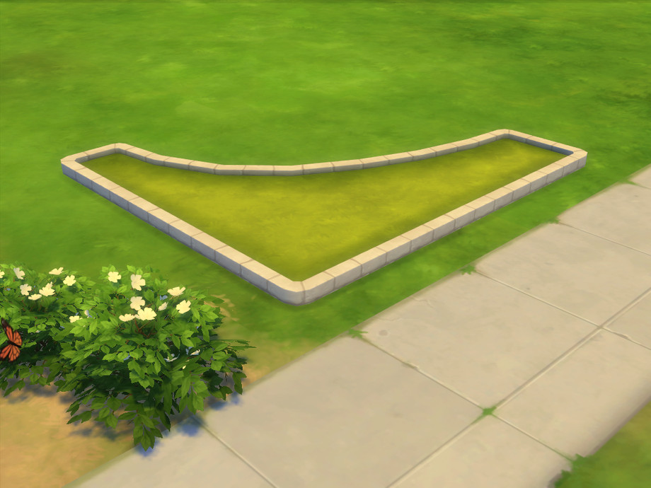 The Sims Resource | Unlocked Garden Plot - Corner 2