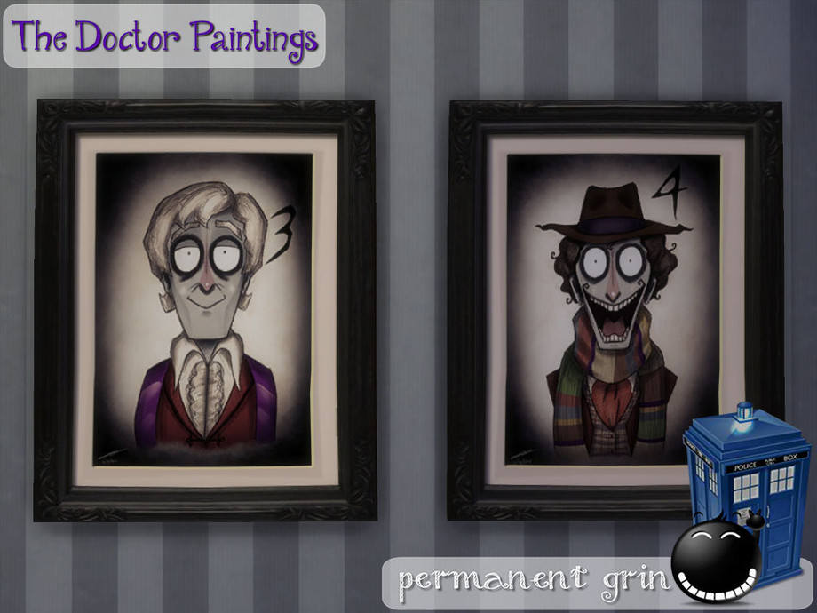 The Sims Resource | The Doctor Paintings #1 - 4
