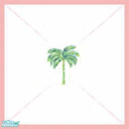 The Sims Resource - Palm Tree Floor - Pink with paneling