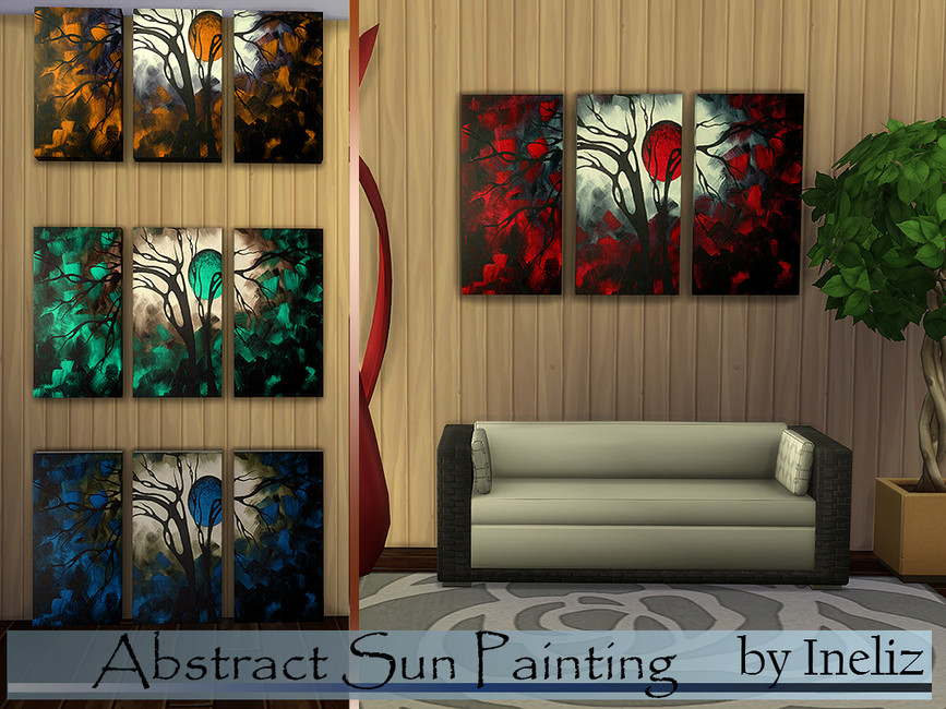 The Sims Resource - Abstract Sun Painting